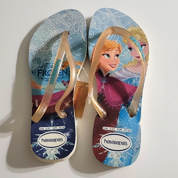 Havaianas | Shoes | Havaianas Frozen Flip Flops Sandals | Poshmark